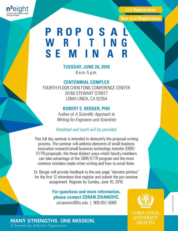 Proposal Writing Seminar | Events - Loma Linda University Health